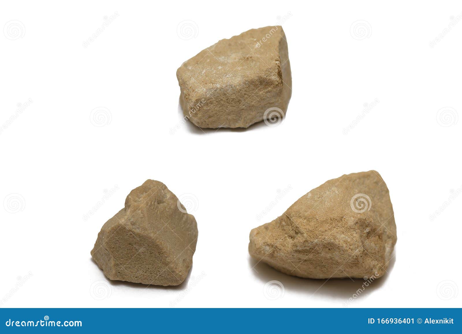Beige Pebbles on a White Background Stock Image - Image of hard, nature ...
