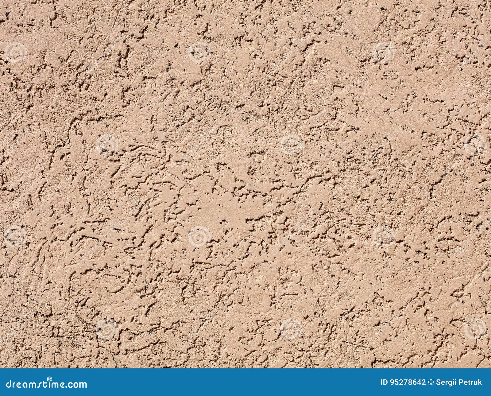 Beige Plaster on Wall, Plasterwork, Sand Texture Stock Photo - Image of ...