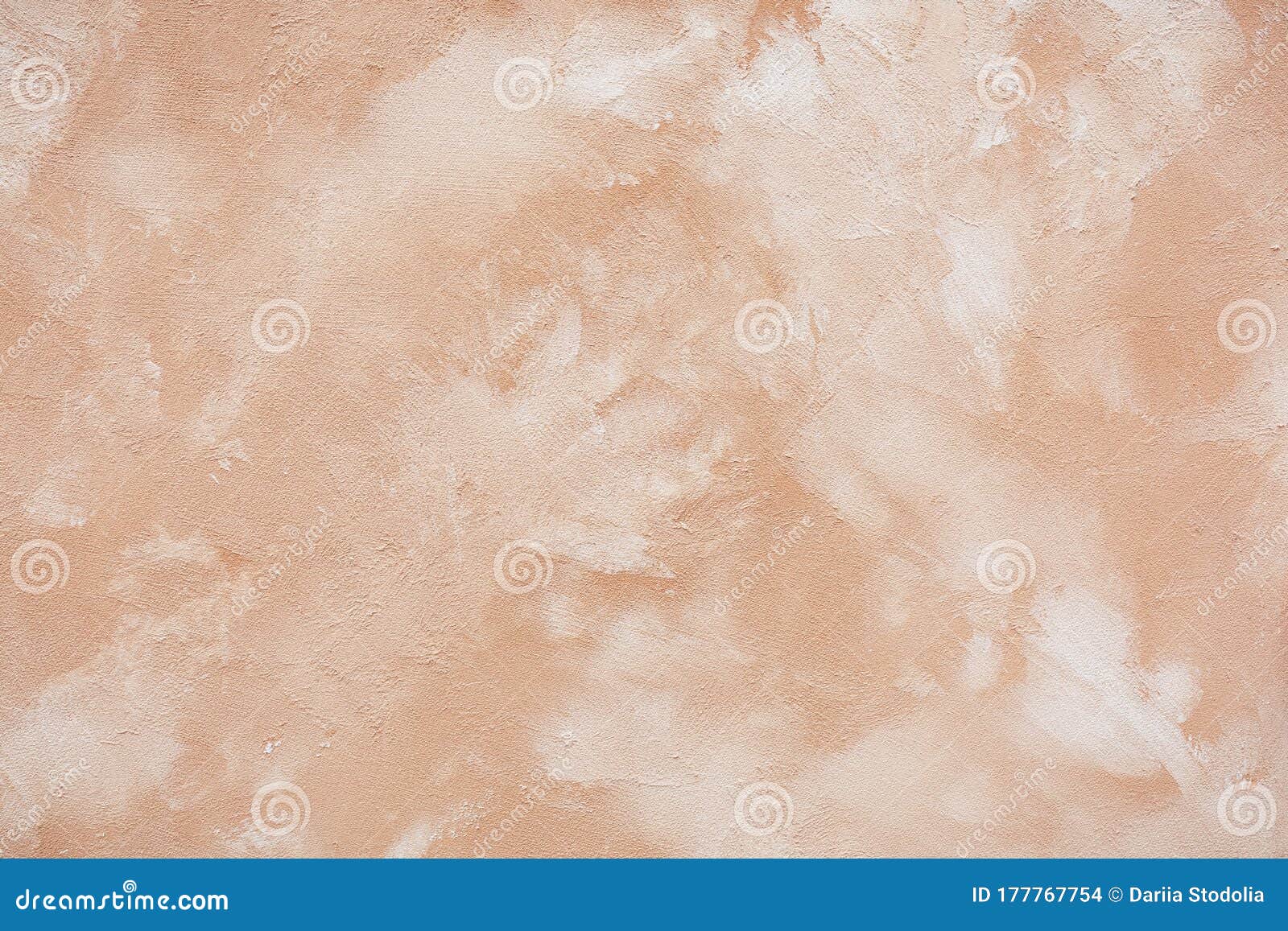 Beige Plastered Wall Covered with Fresh Primer Texture Background Stock ...