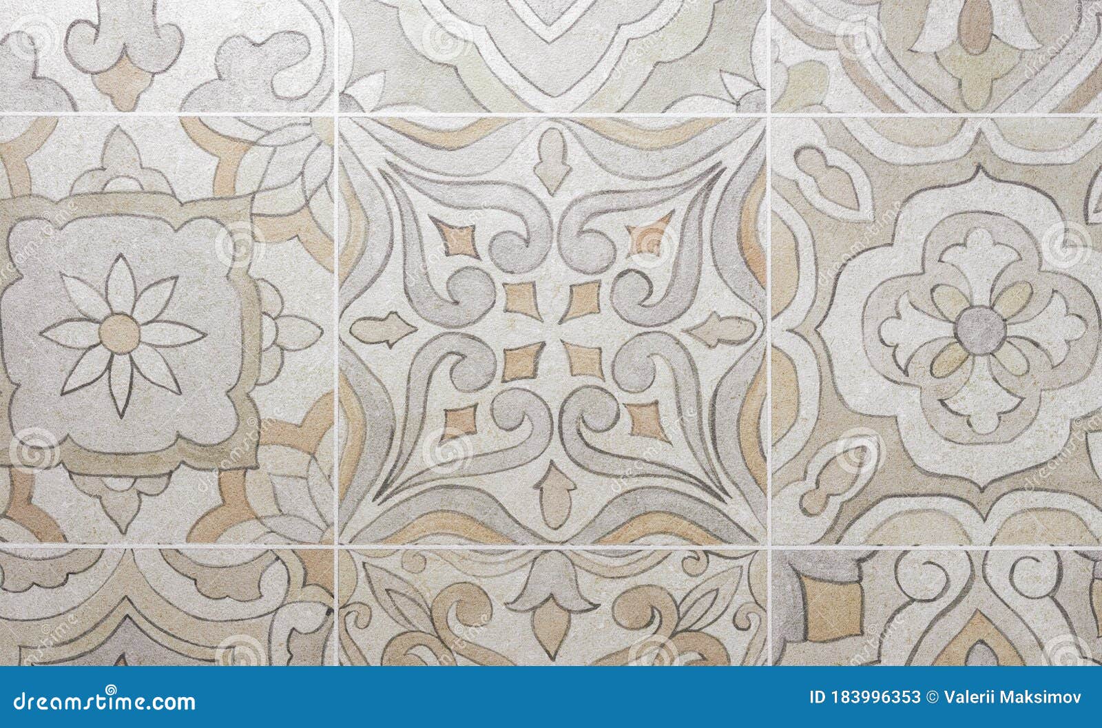 Beige Porcelain Tiles. Background And Texture Of Porcelain Tile Royalty ...