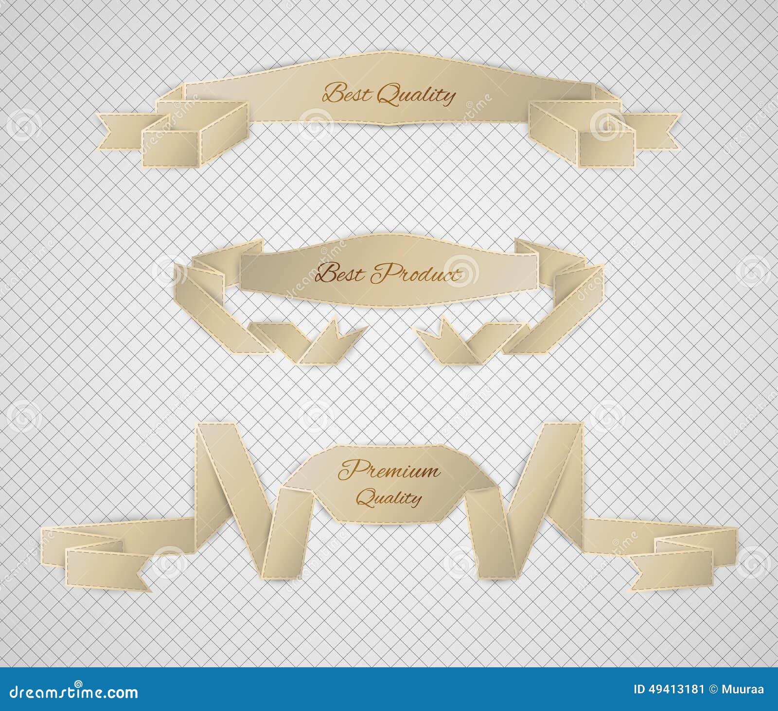 Beige quality label stock vector. Illustration of excellence - 49413181