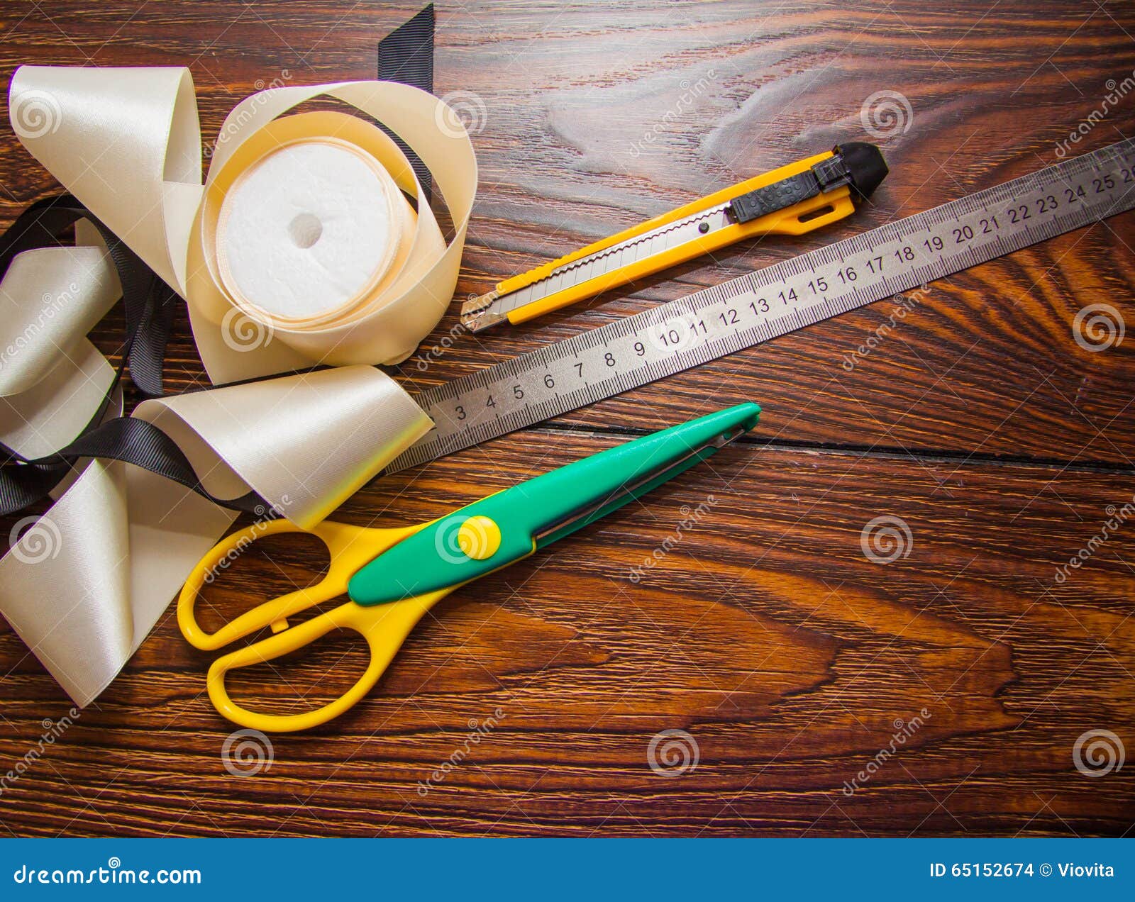 Beige ribbon stock photo. Image of colors, pattern, background - 65152674