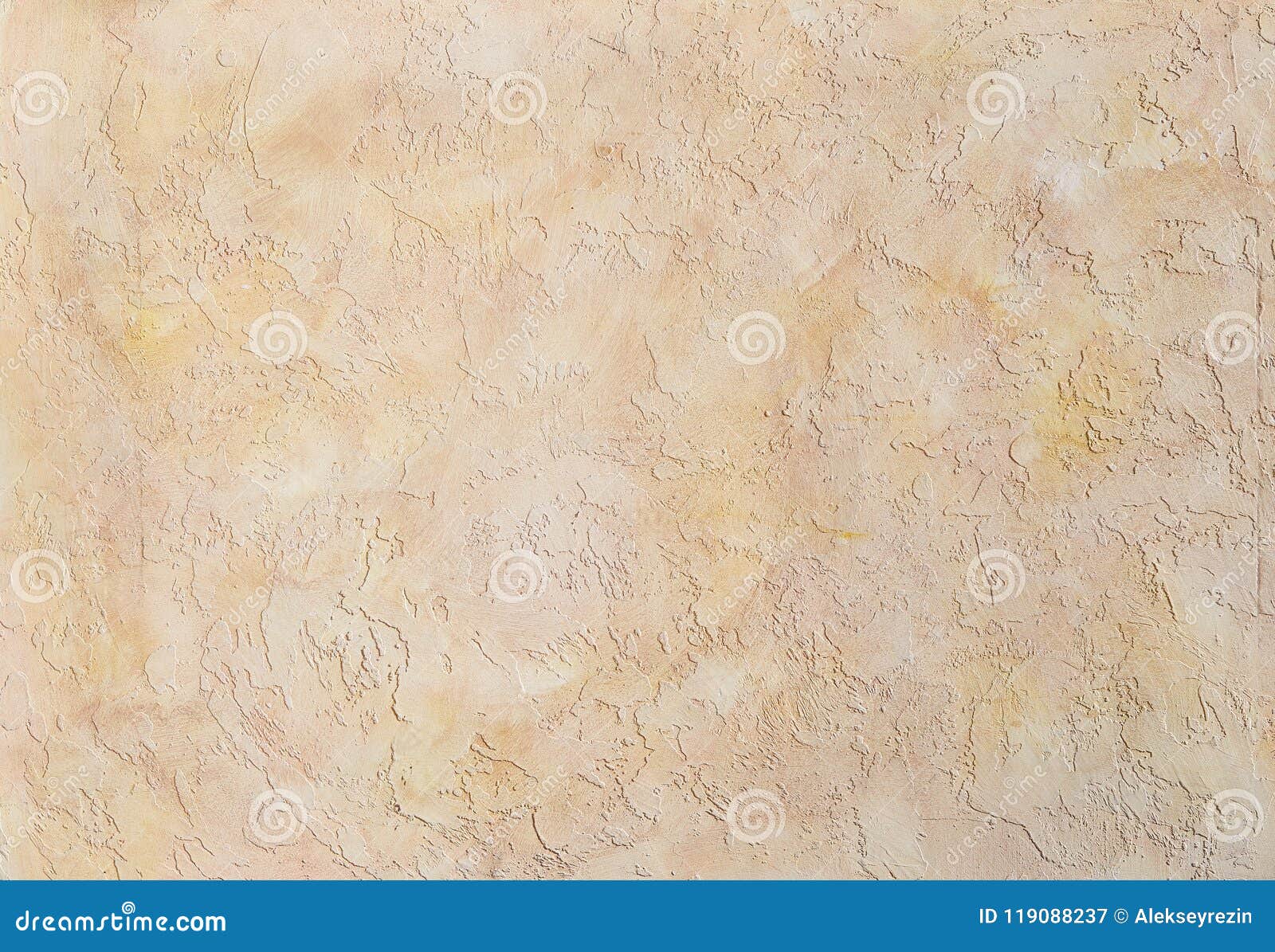 Beige Rough Wall Textured Background. Abstact Stucco. Texture of ...