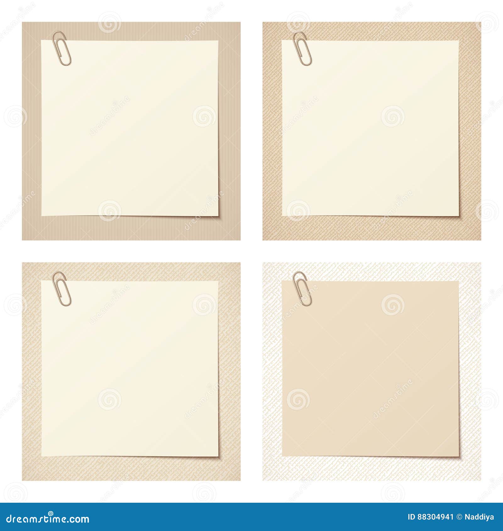 Beige Rustic Blank Cards. Vector Eps-10 Stock Vector - Illustration of ...