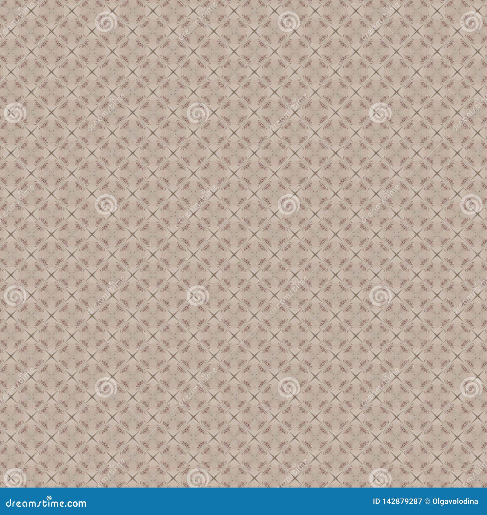 Beige Seamless Pattern with a Geometric Shapes Stock Illustration ...