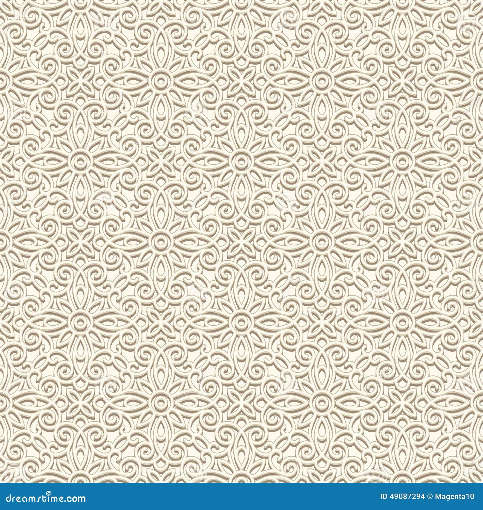Beige seamless pattern stock vector. Illustration of color - 49087294