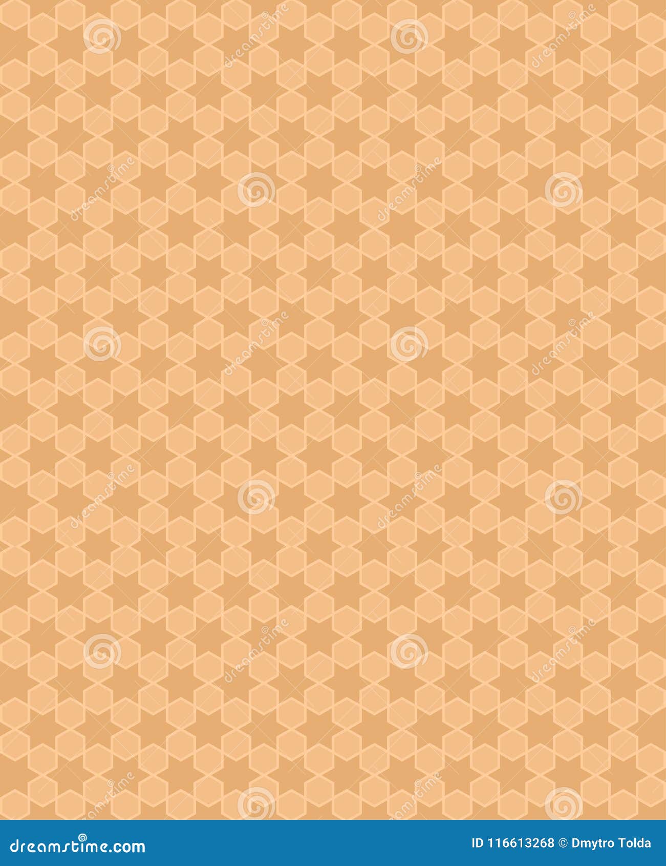 Beige Seamless Star Pattern in Arabian Style Stock Vector ...