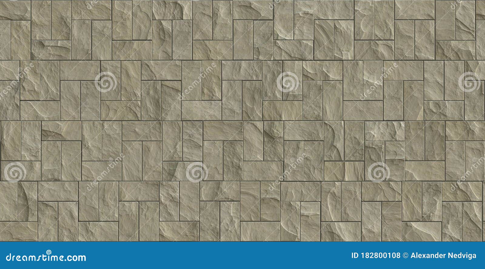 Beige Seamless Stone Cladding Texture Stock Illustration - Illustration ...