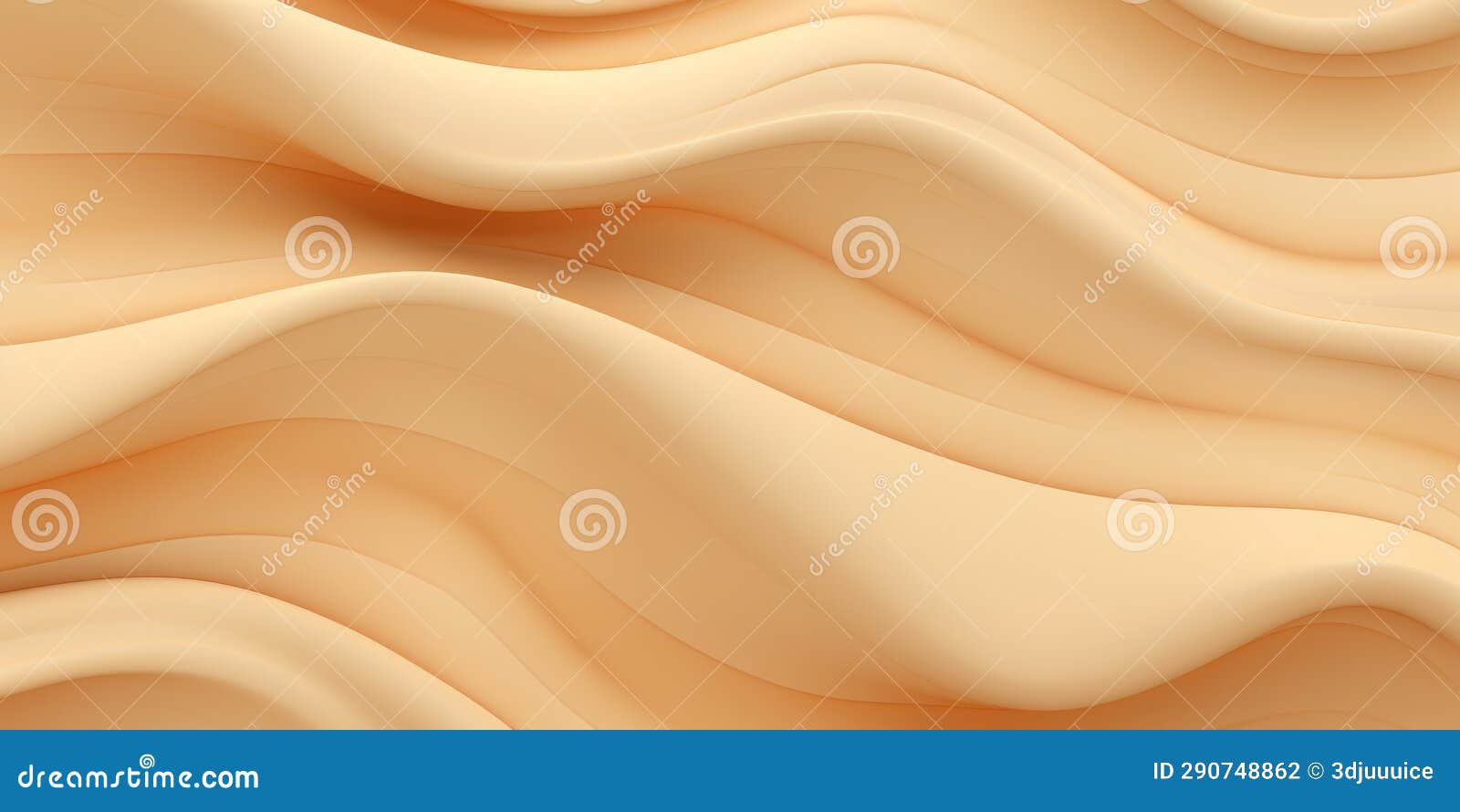Beige Slime Creative Abstract Wavy Texture. Stock Illustration ...