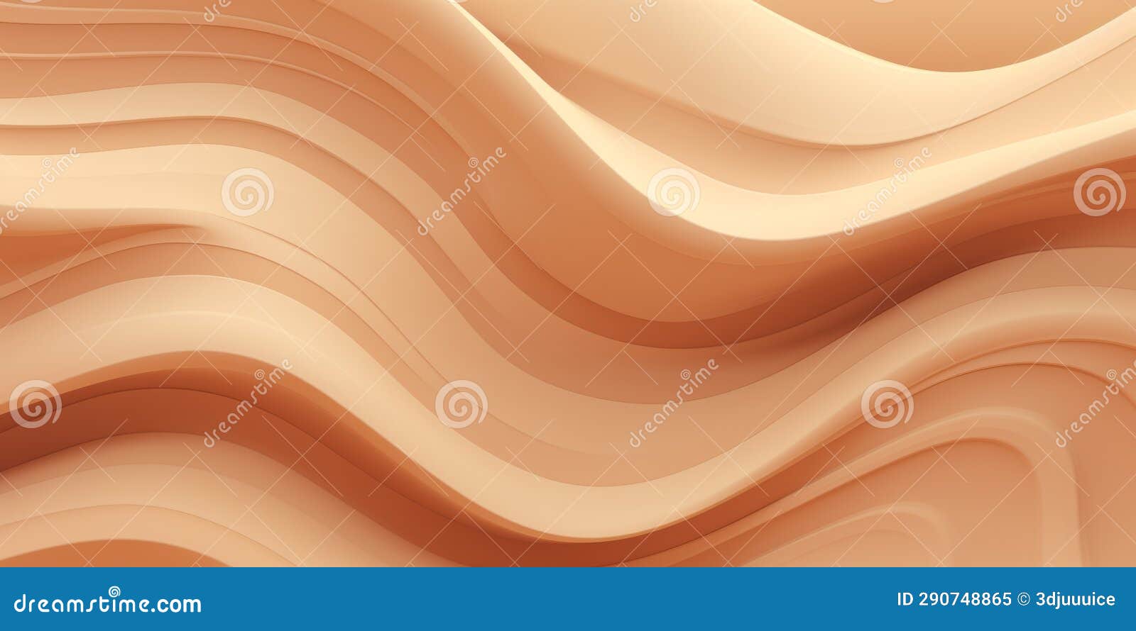 Beige Slime Creative Abstract Wavy Texture. Stock Illustration ...