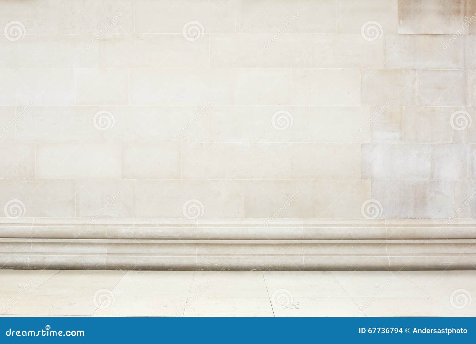 Beige Stone Tiled Wall and Floor with Decoration Border Stock Photo ...