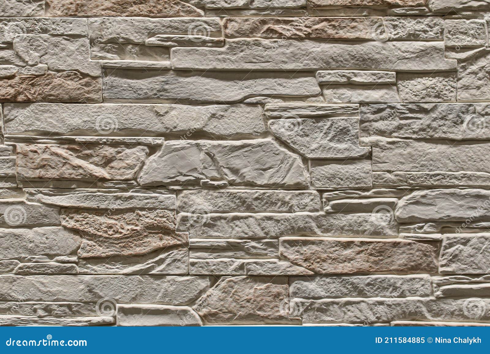 Beige Stone Wall, Stone Texture. Decorative Tiles for Wall Decoration ...