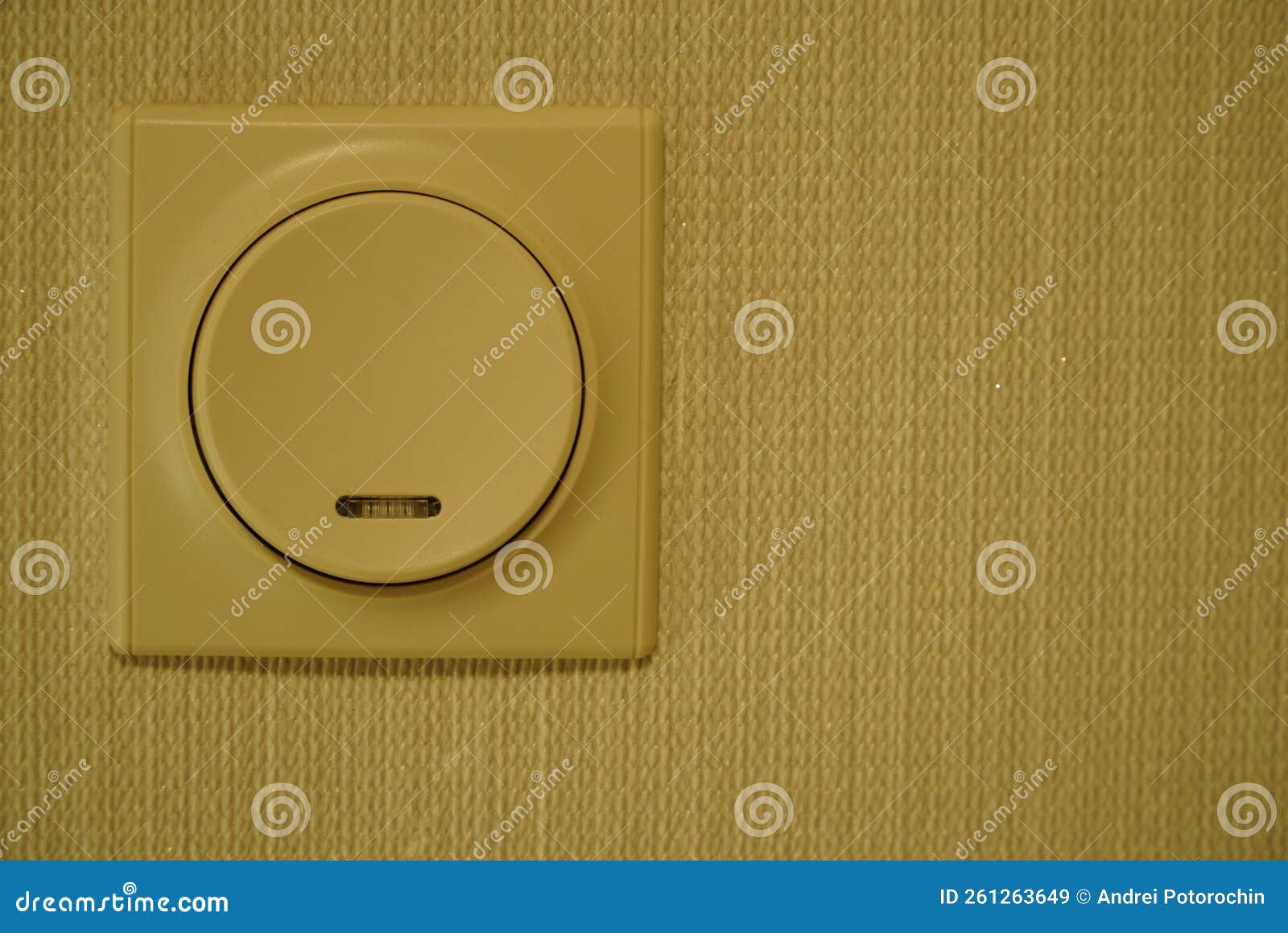 Beige Switche on the Wall, the Concept of Renovation in the Apartment ...
