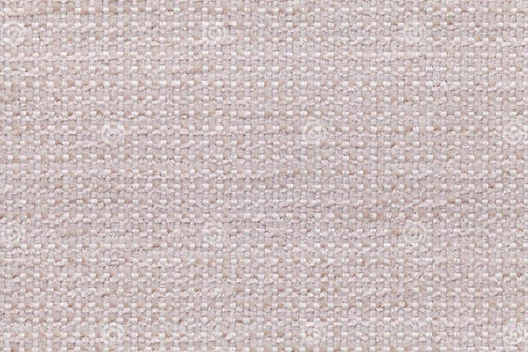 Beige Textile Background with Checkered Pattern, Closeup. Structure of ...