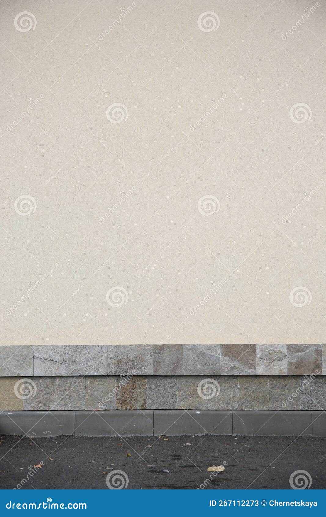 Beige Wall of Building Outdoors. Exterior Design Stock Image - Image of ...