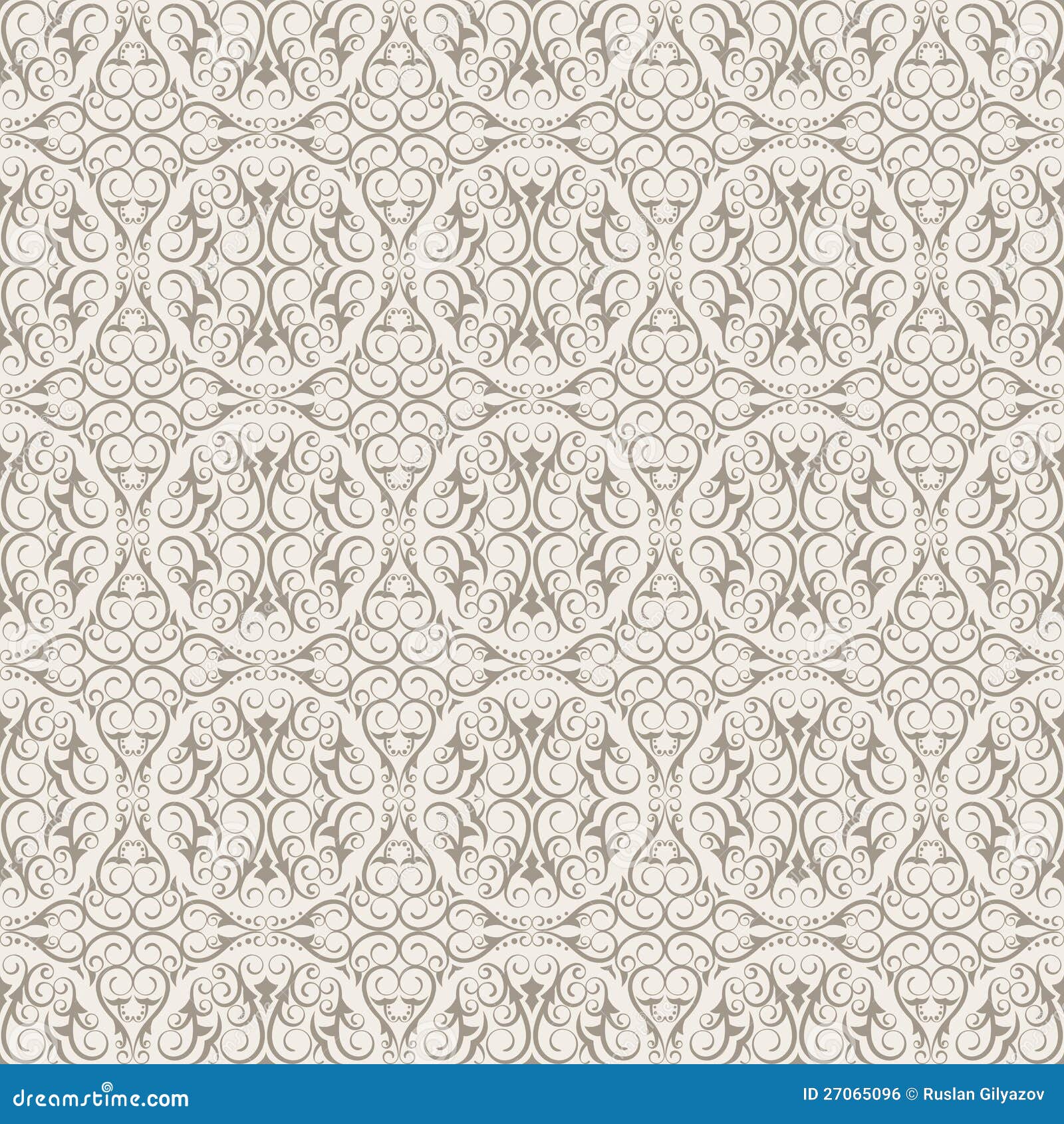 Beige wallpaper pattern stock vector. Illustration of retro - 27065096