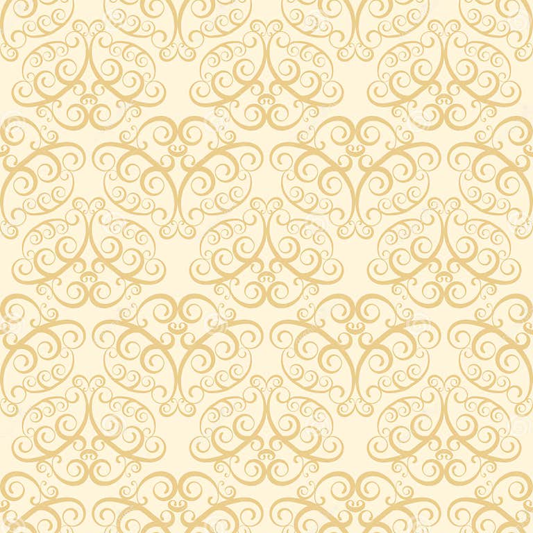 Beige wallpaper pattern stock vector. Illustration of elegance - 27669139