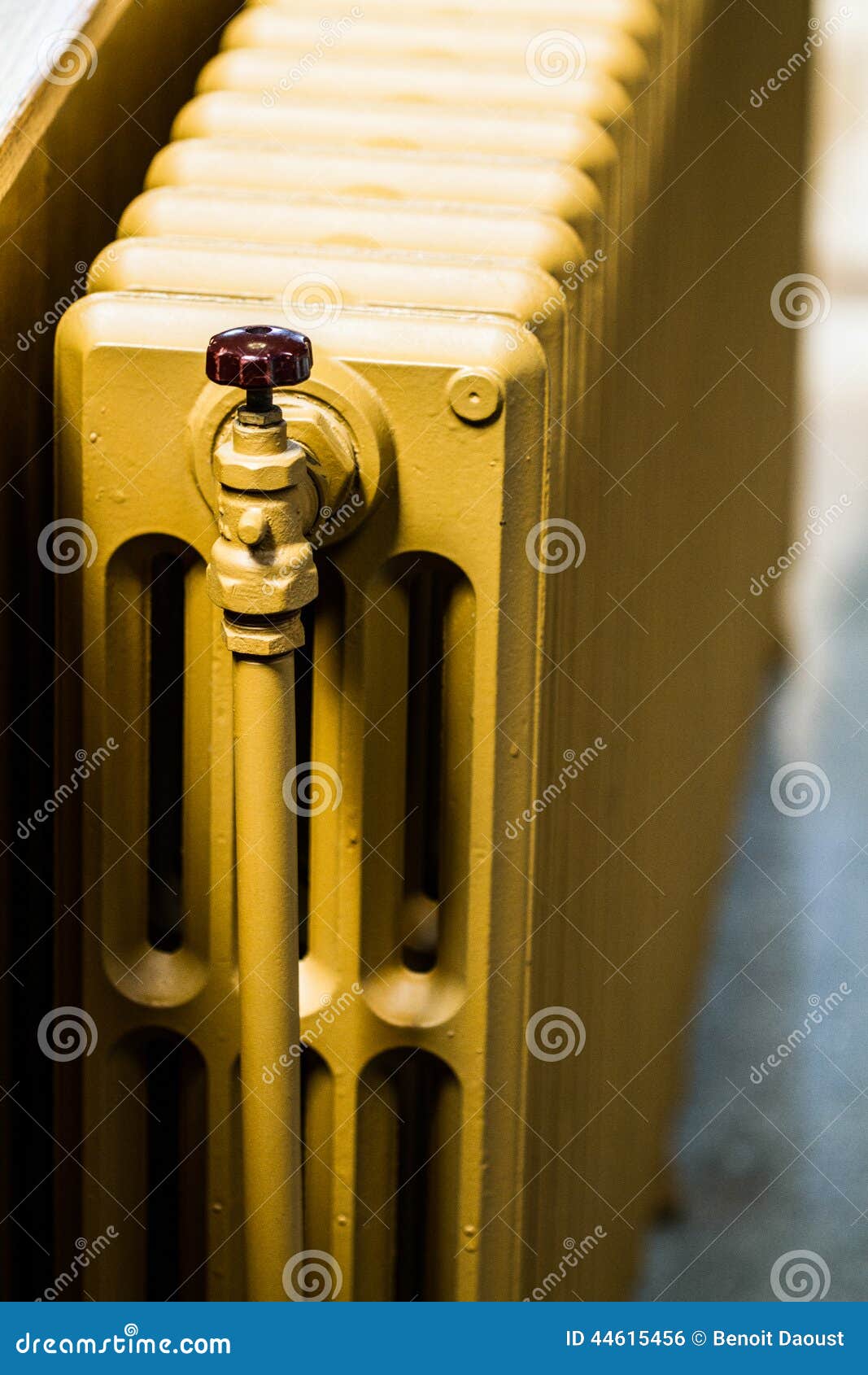 Beige Water Radiator stock photo. Image of object, house - 44615456