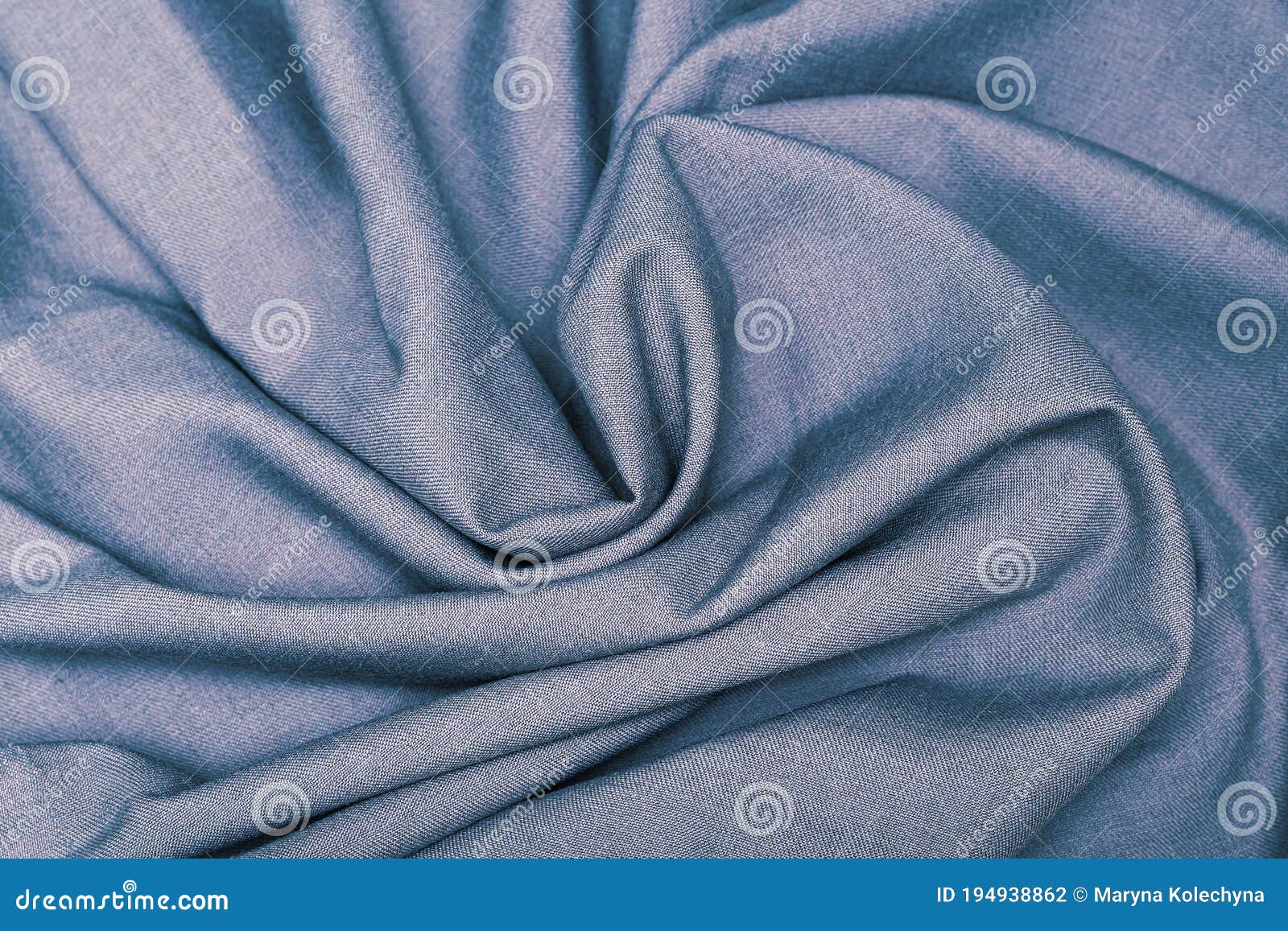 Beige Wavy Blue Background. Blue Wavy Fabric Texture Stock Photo ...