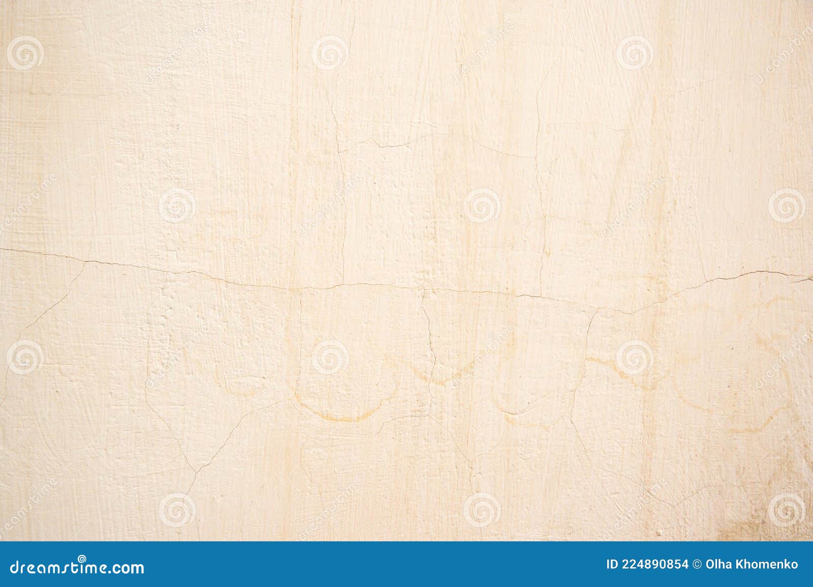 Beige White Painted Rough Textured Background with Cracks Stock Photo ...