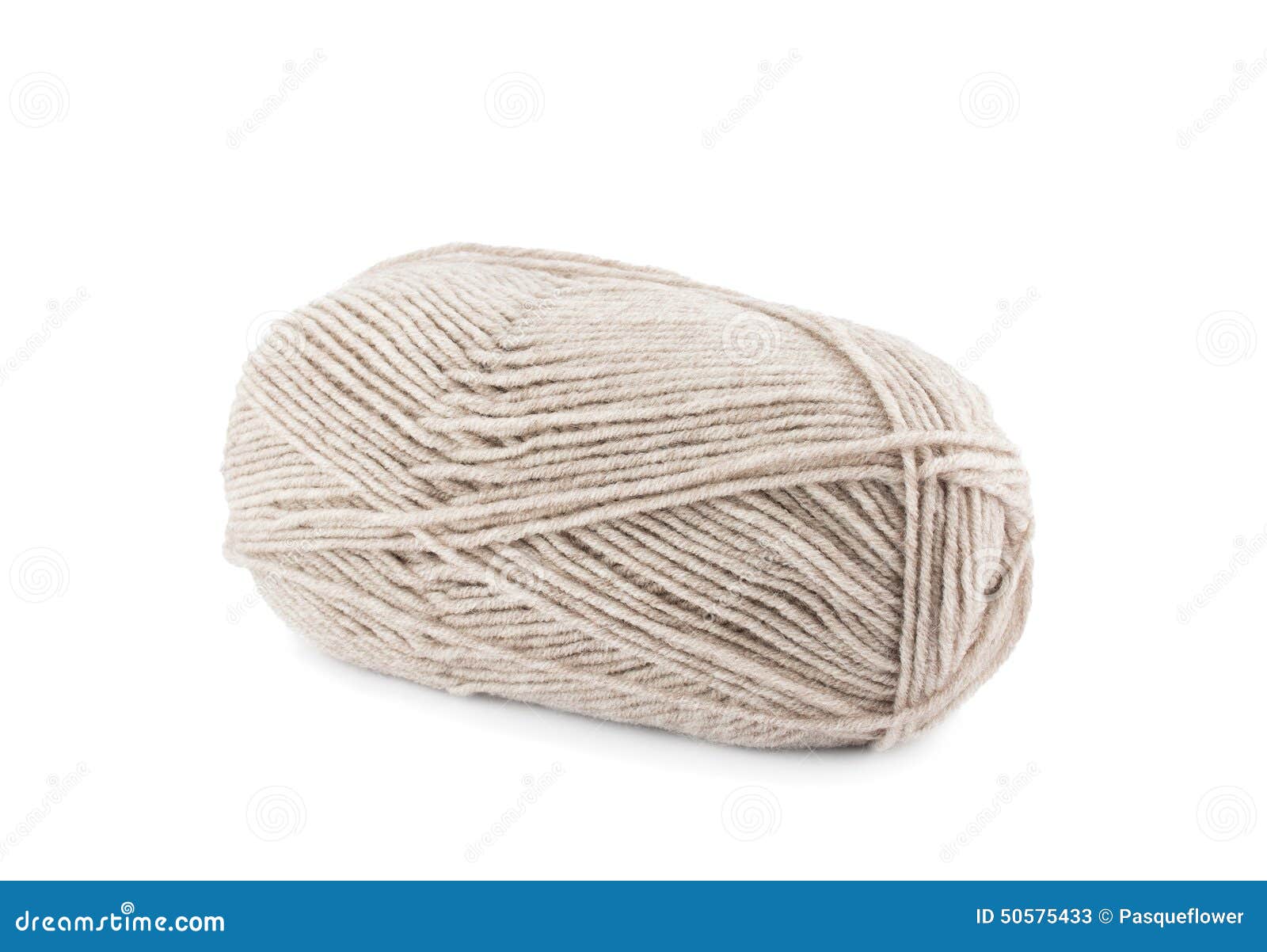 Beige wool yarn ball stock image. Image of craft, color - 50575433