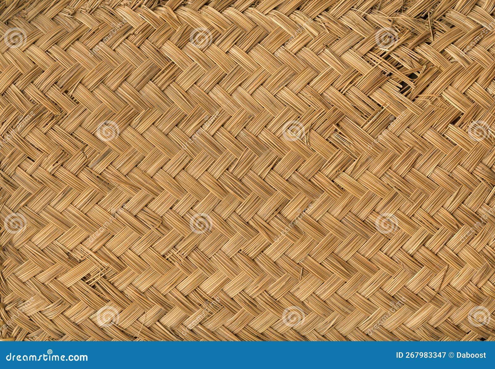 Beige Woven Bamboo Mat Texture. Horizontal Background Stock Image ...
