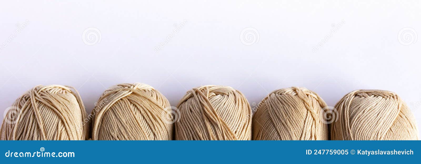 Beige yarn threads stock image. Image of warm, woolen - 247759005
