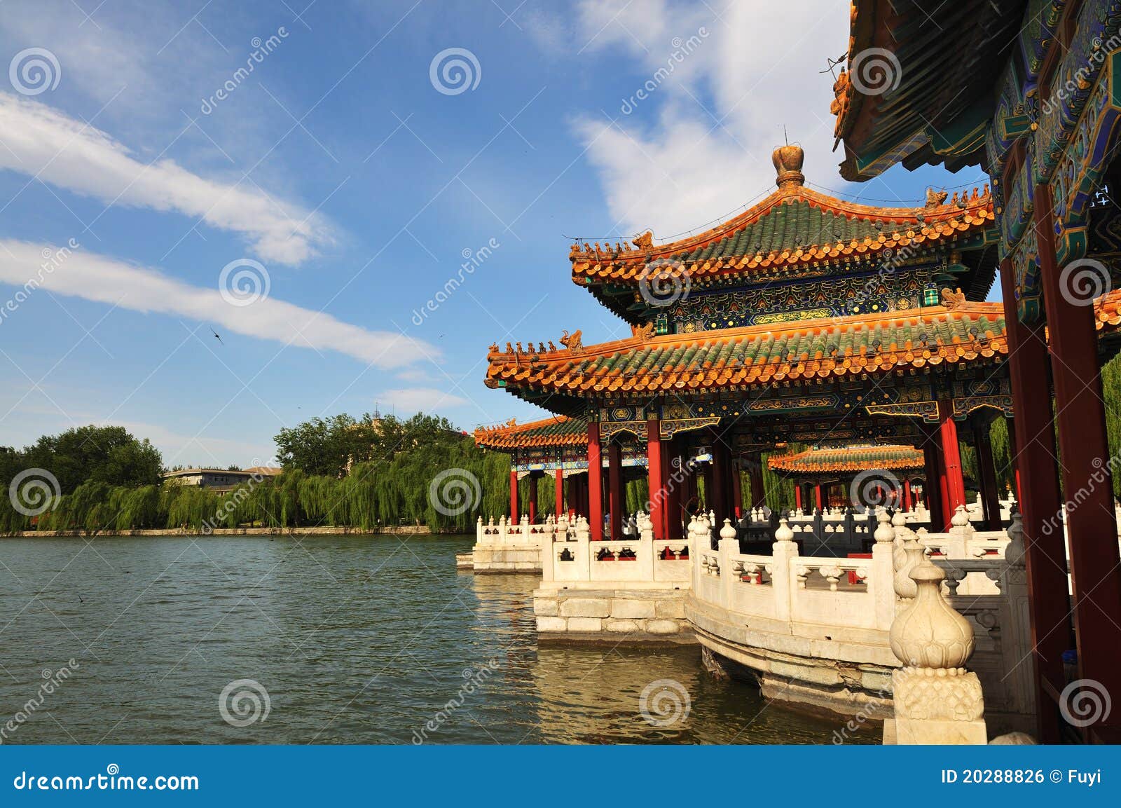 Beihai park of beijing stock photo. Image of beijing - 20288826