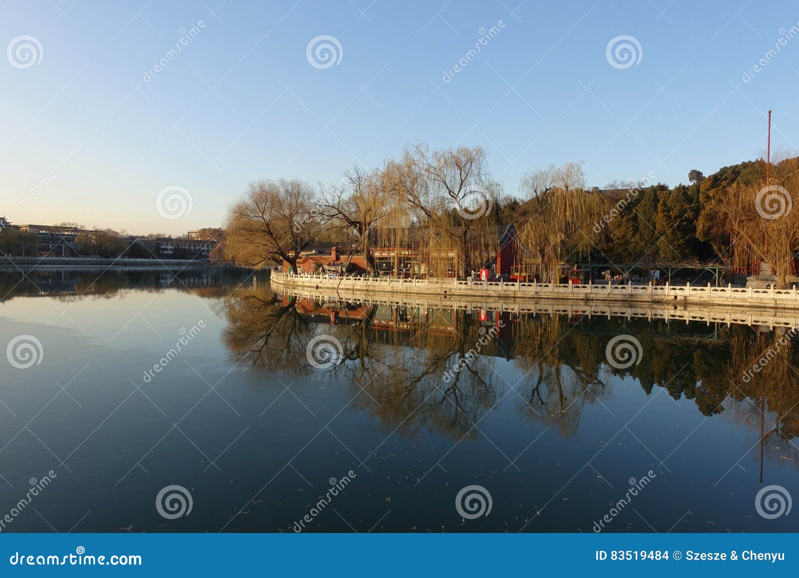 Beihai Park, Beijing editorial stock image. Image of garden - 83519484