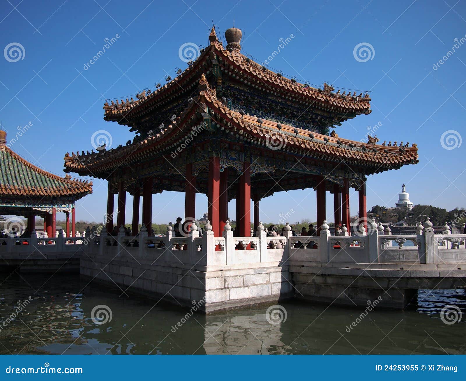 The Beihai Park Five-Dragon Pavilion,Beijing Editorial Image - Image of ...