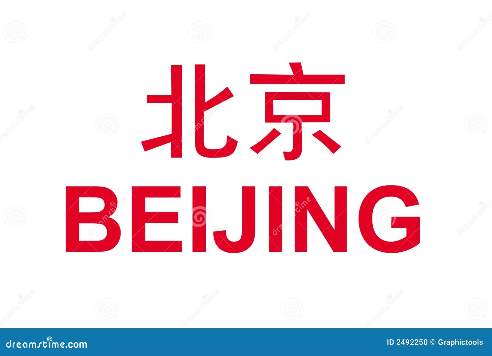 Beijing stock vector. Illustration of tour, asia, chinese - 2492250