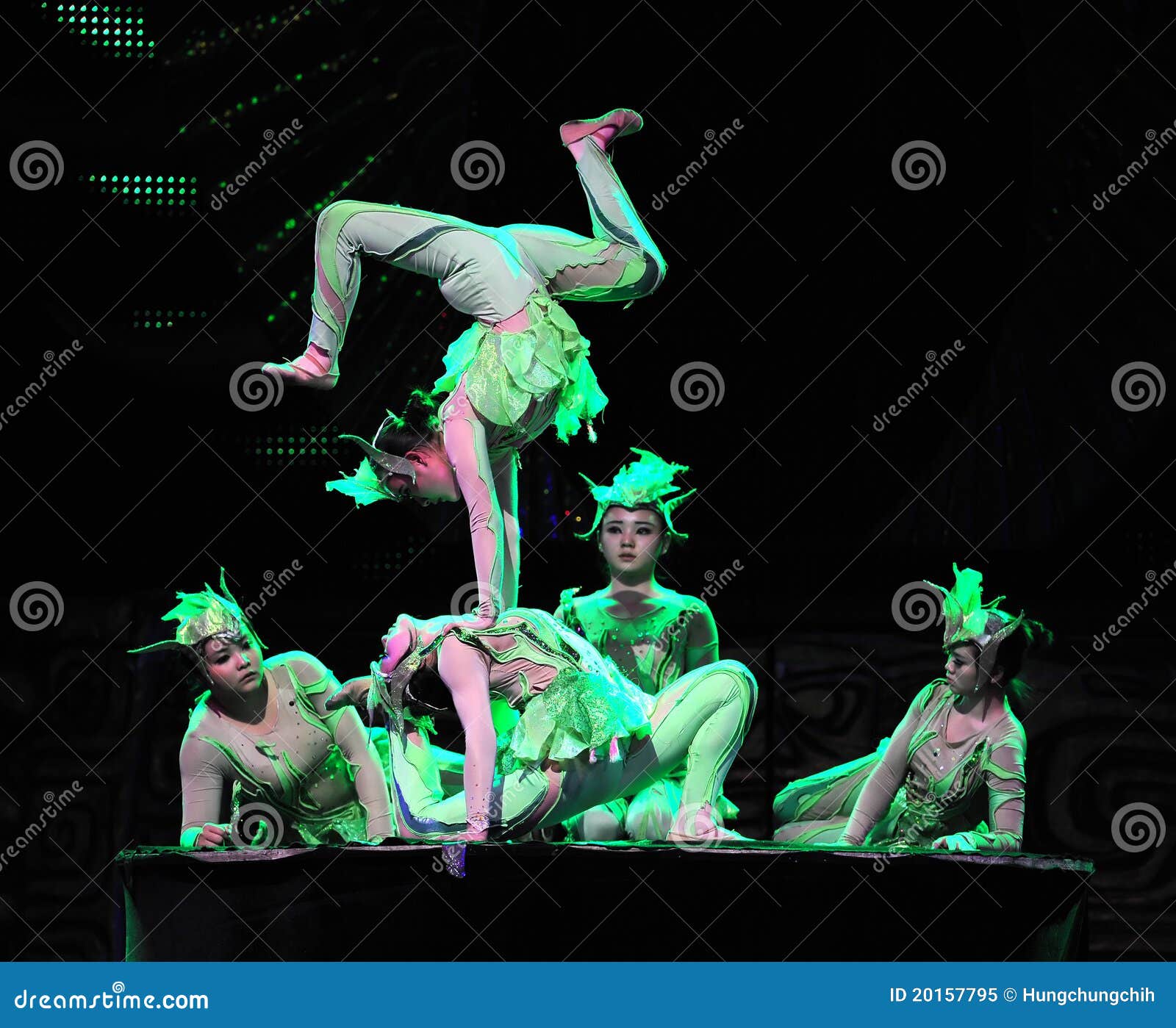 Beijing Acrobatics Troupe Artists Editorial Image - Image of beautiful ...
