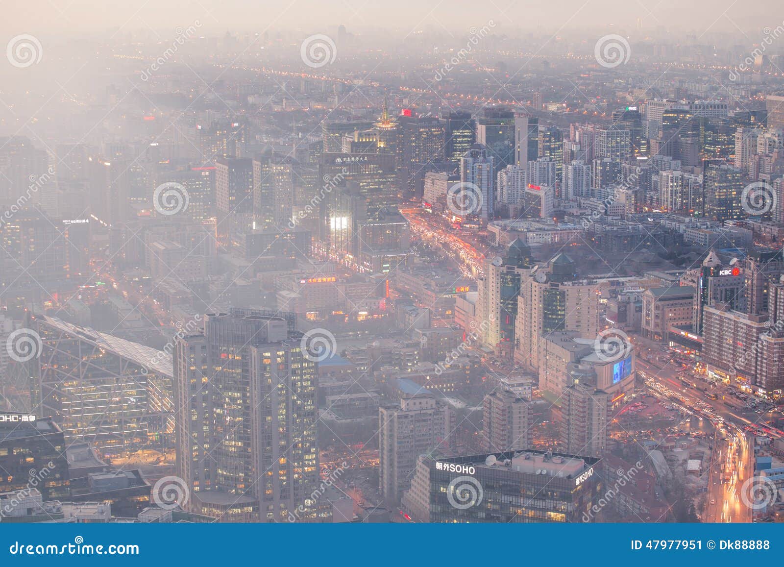 Beijing Air Pollution editorial photo. Image of developed - 47977951