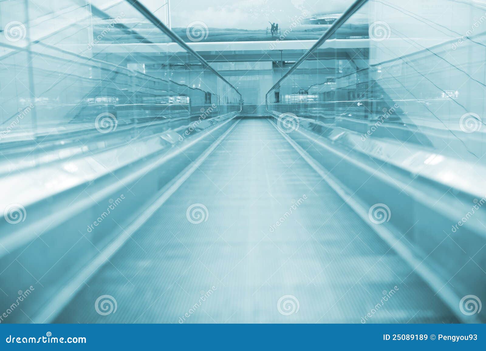 Beijing Airport Terminal Elevator Stock Image - Image of escalators ...