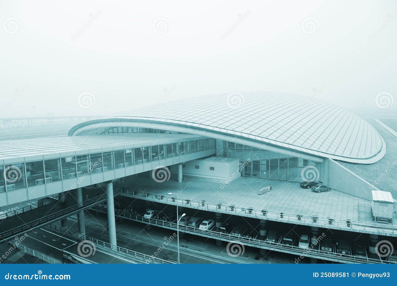 Beijing Airport Terminal Roof Structure Stock Image - Image of design ...
