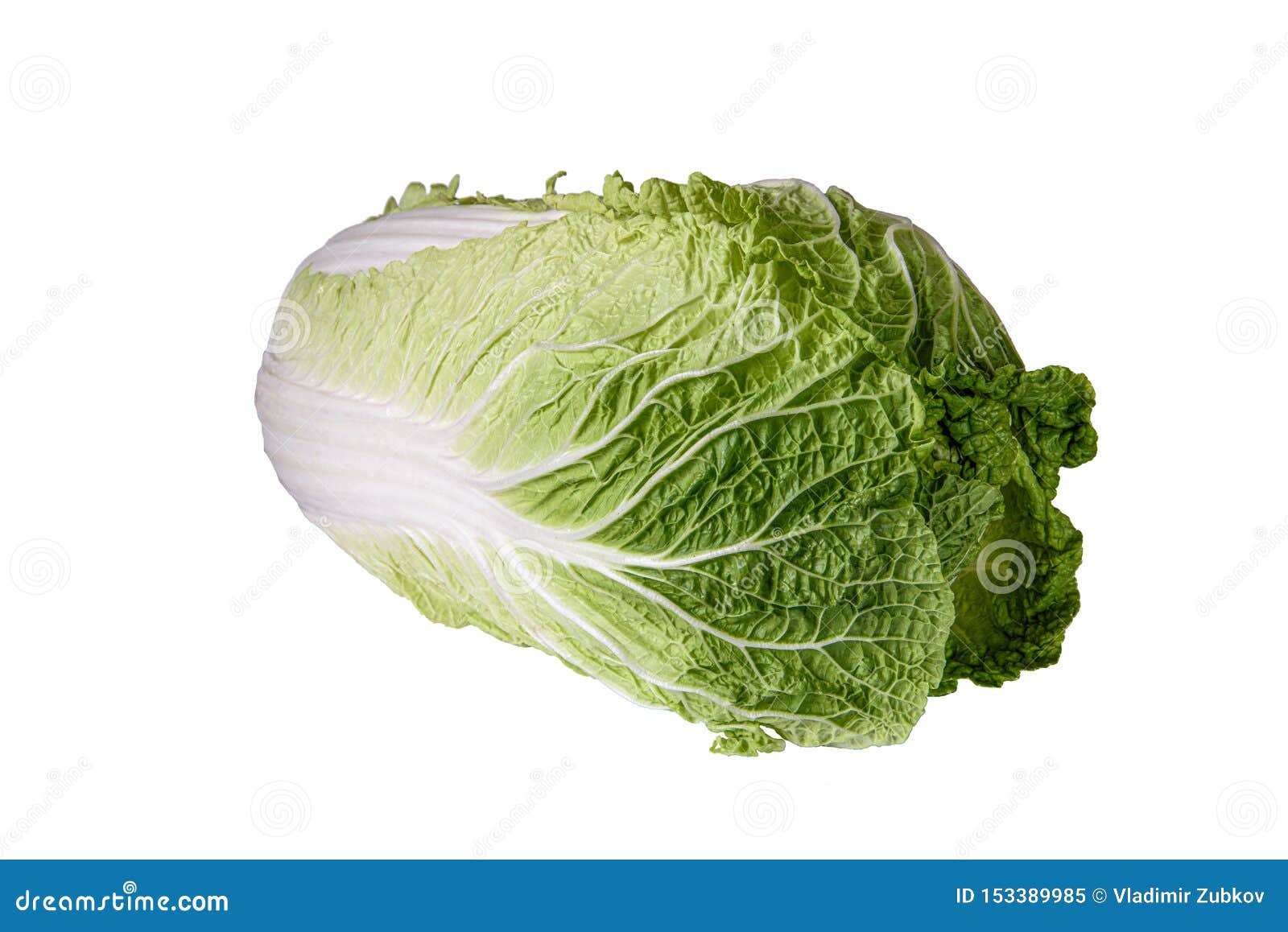 Beijing Cabbage on White Background Isolated Stock Image - Image of ...