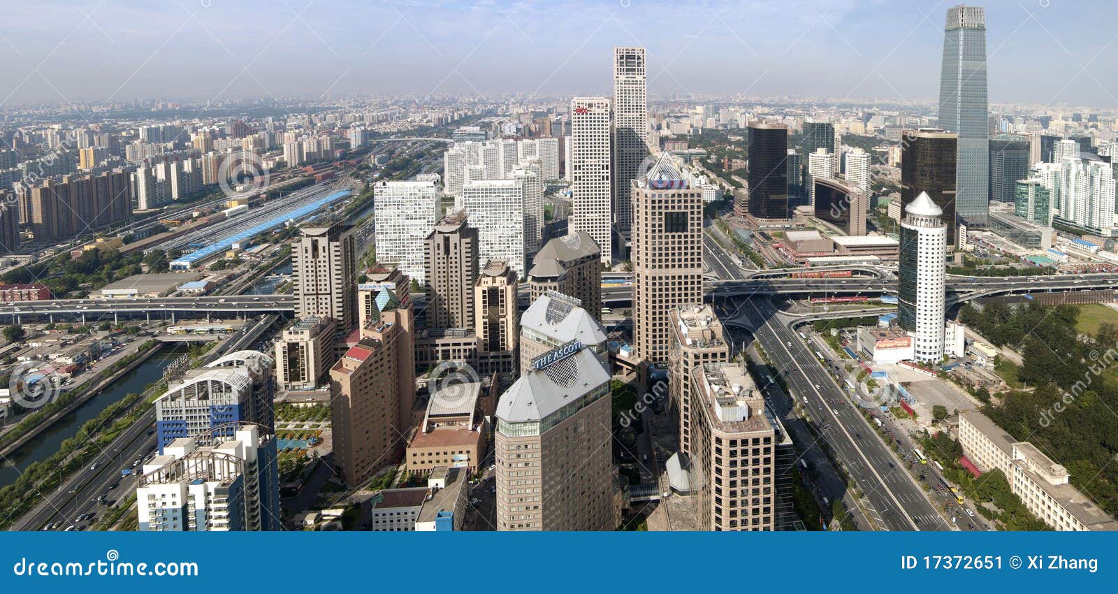 Beijing CBD Building Skyscraper Skyline Editorial Photo - Image of ...