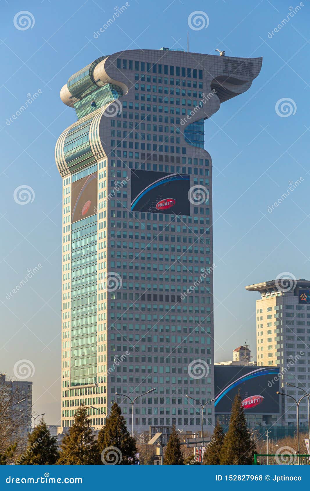 The IBM Skyscraper Building at Beijing Editorial Stock Photo - Image of ...
