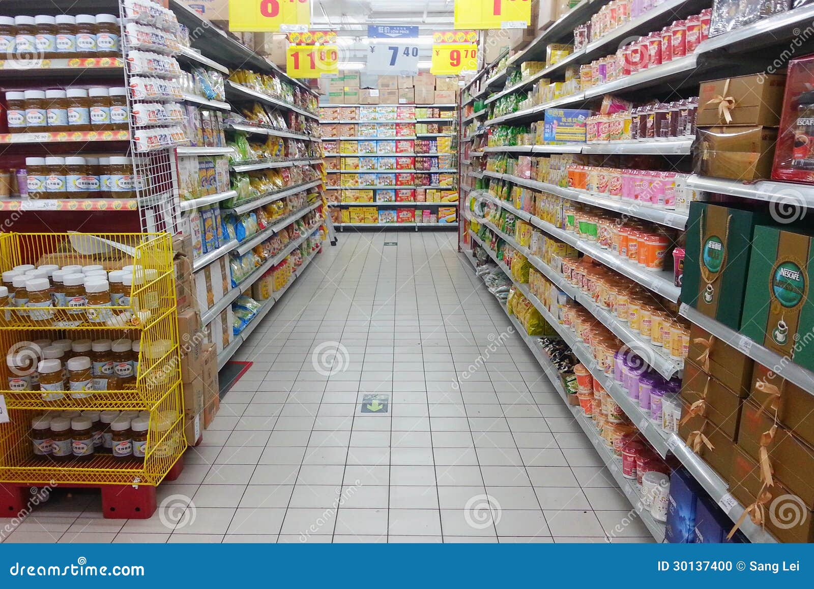 Supermarket shelf editorial image. Image of boxes, grocery - 30137400