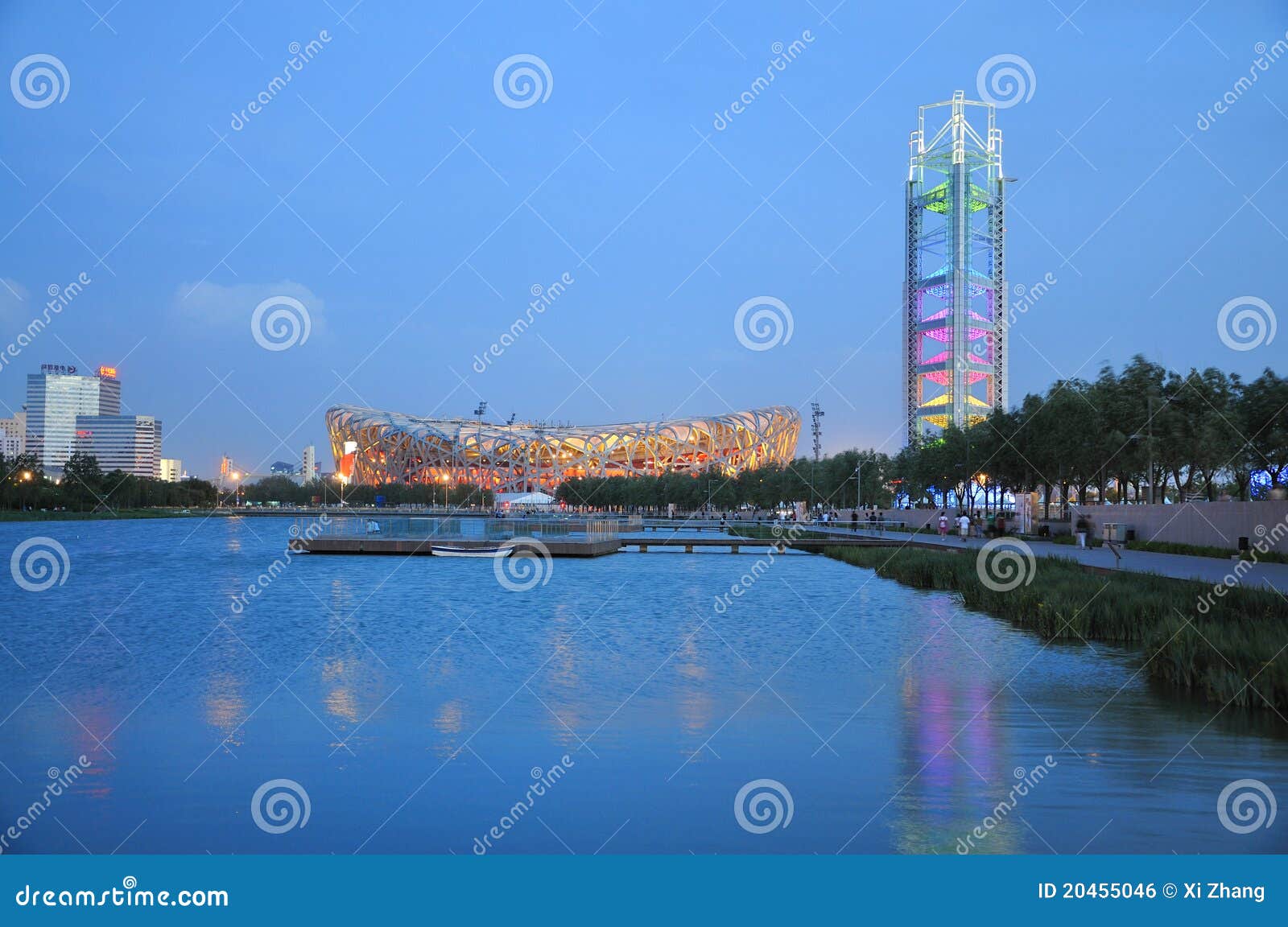 Beijing China National Stadium Bird Nest Editorial Photo - Image of ...