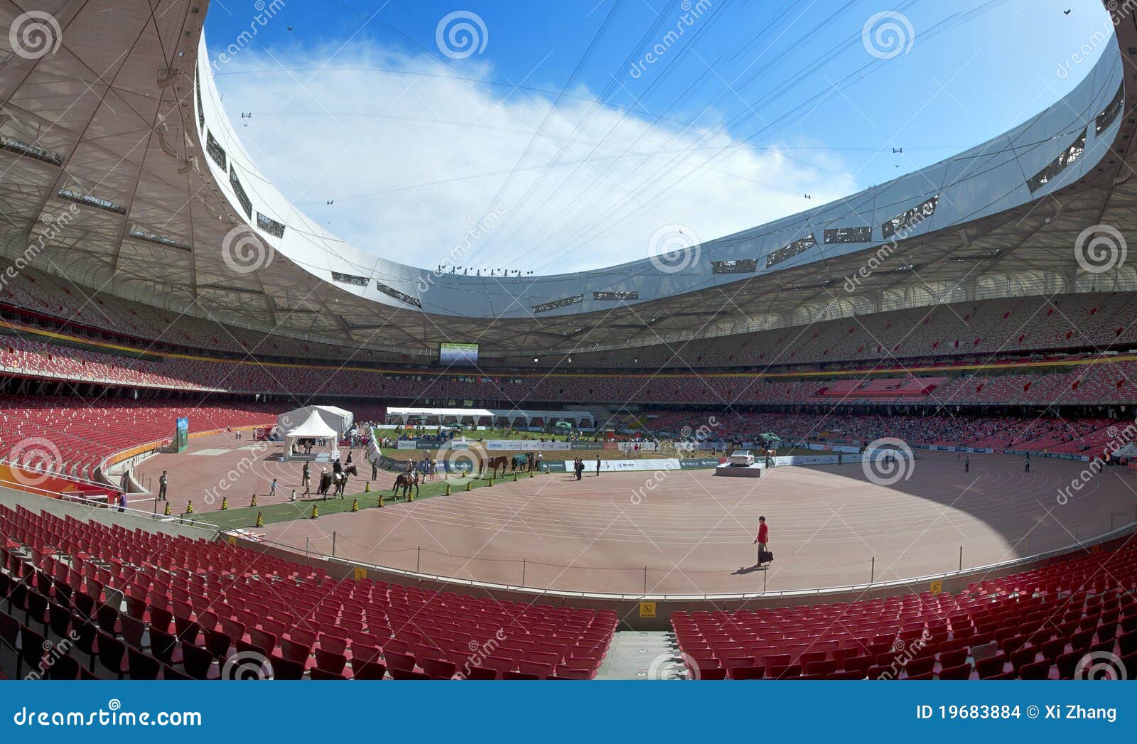Beijing China National Stadium Internal Panoramic Editorial Stock Image ...