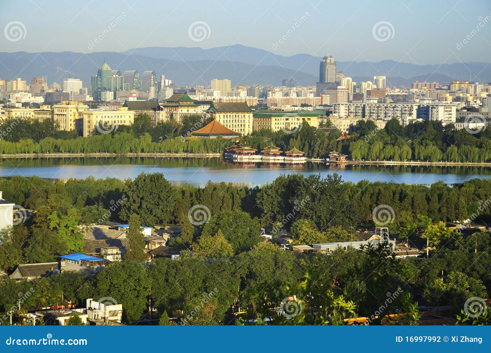 Beijing Cityscape-Beihai Park Editorial Photography - Image of beijing ...