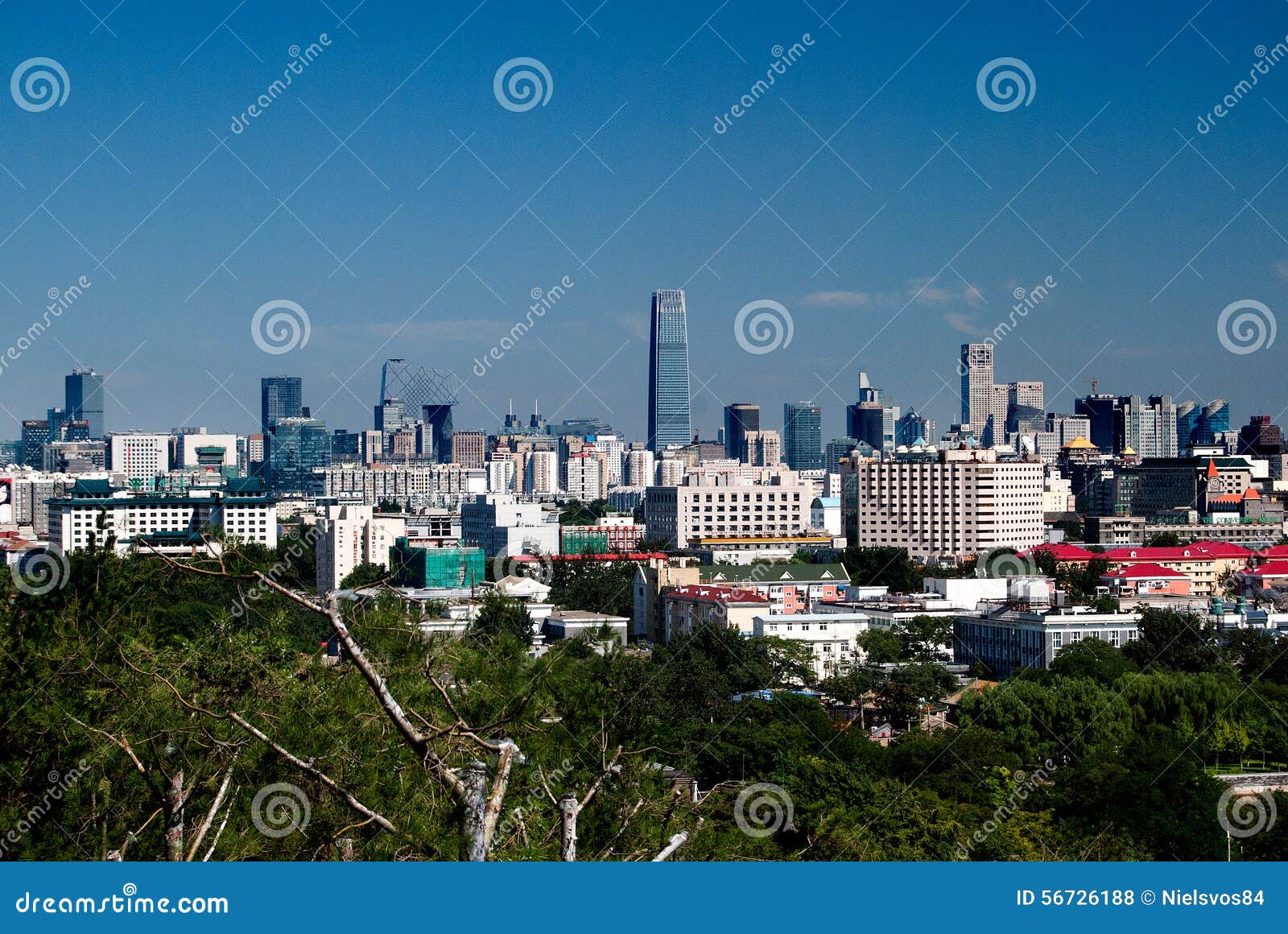 Beijing Cityview stock photo. Image of viewpoint, city - 56726188