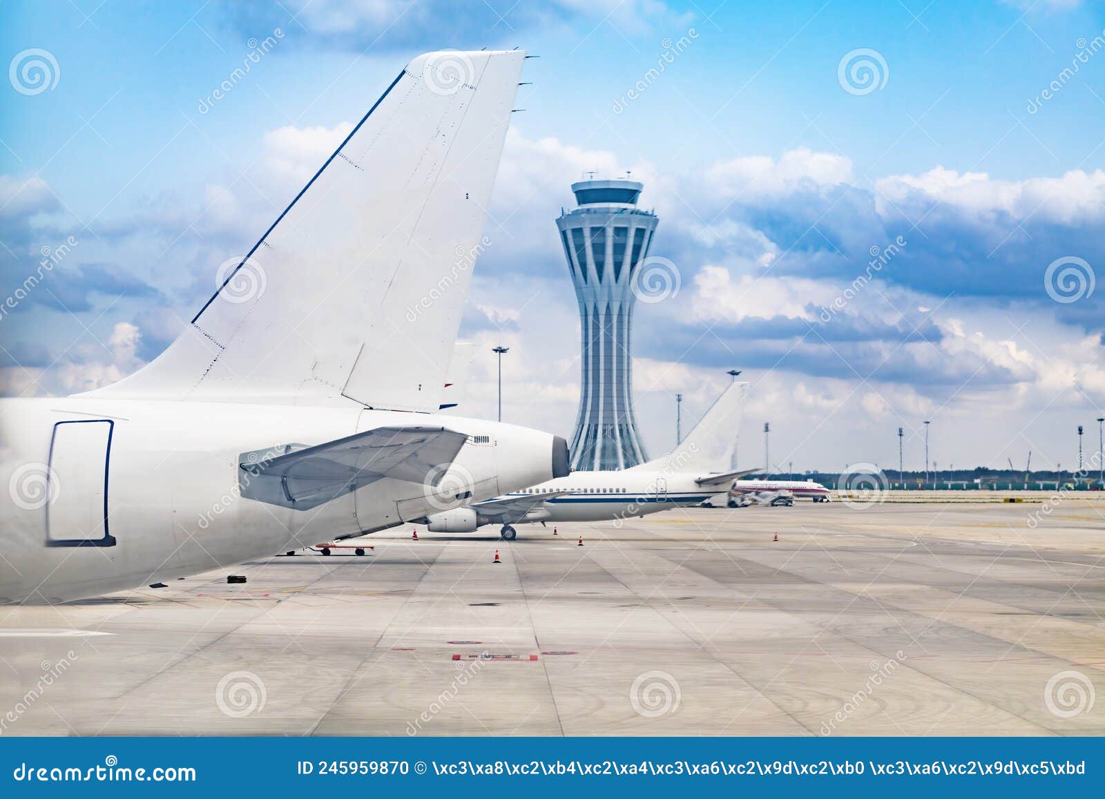 Airport Apron Flight Line Ramp Or Tarmac Of Mactan Cebu International ...