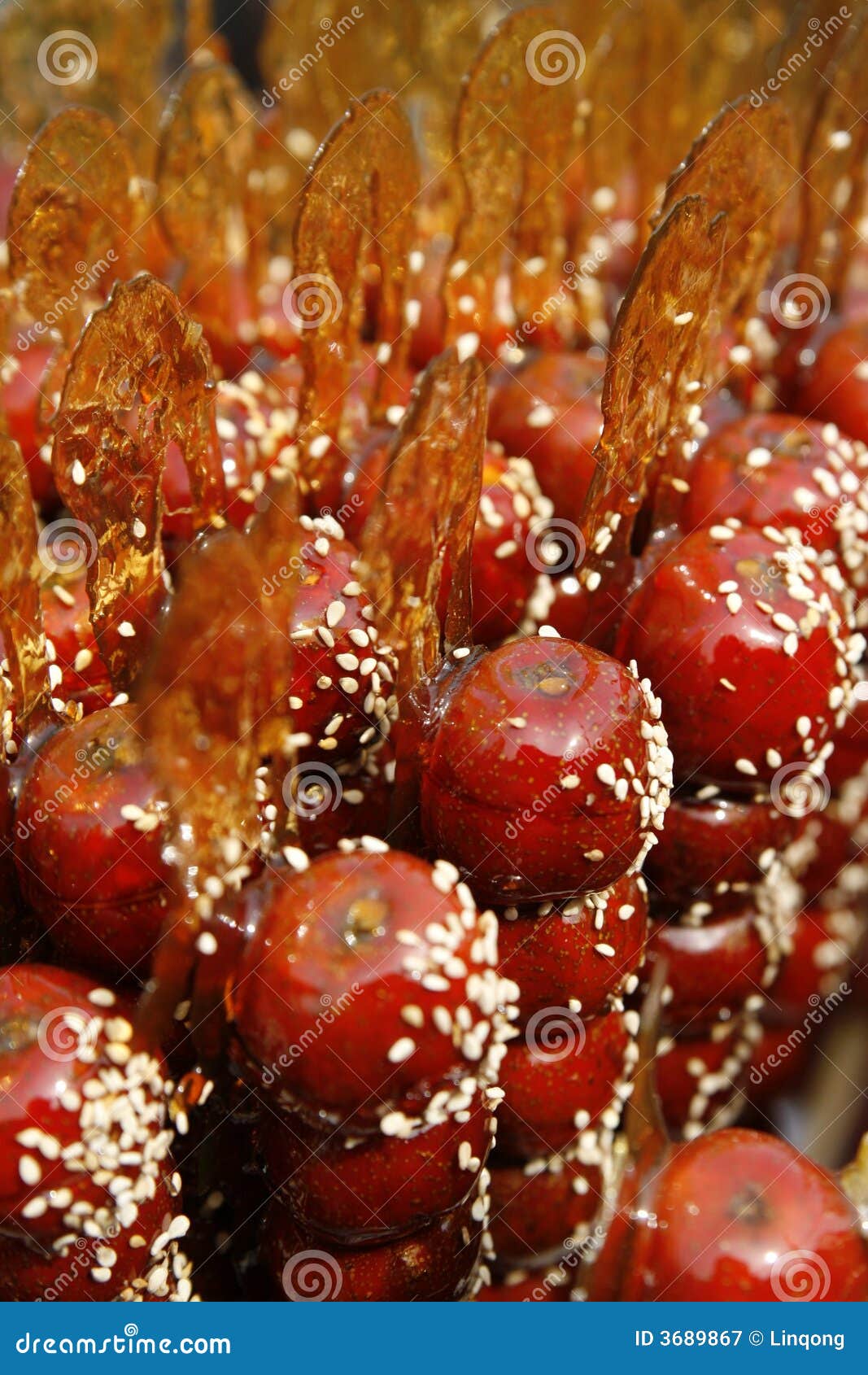 Beijing Famous Snack of Sugar-coated Haws Stock Image - Image of ...