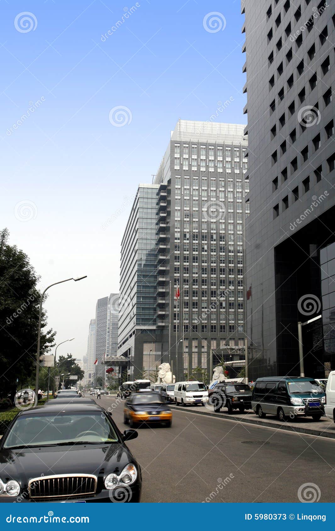 Beijing Financial Street. stock image. Image of office - 5980373
