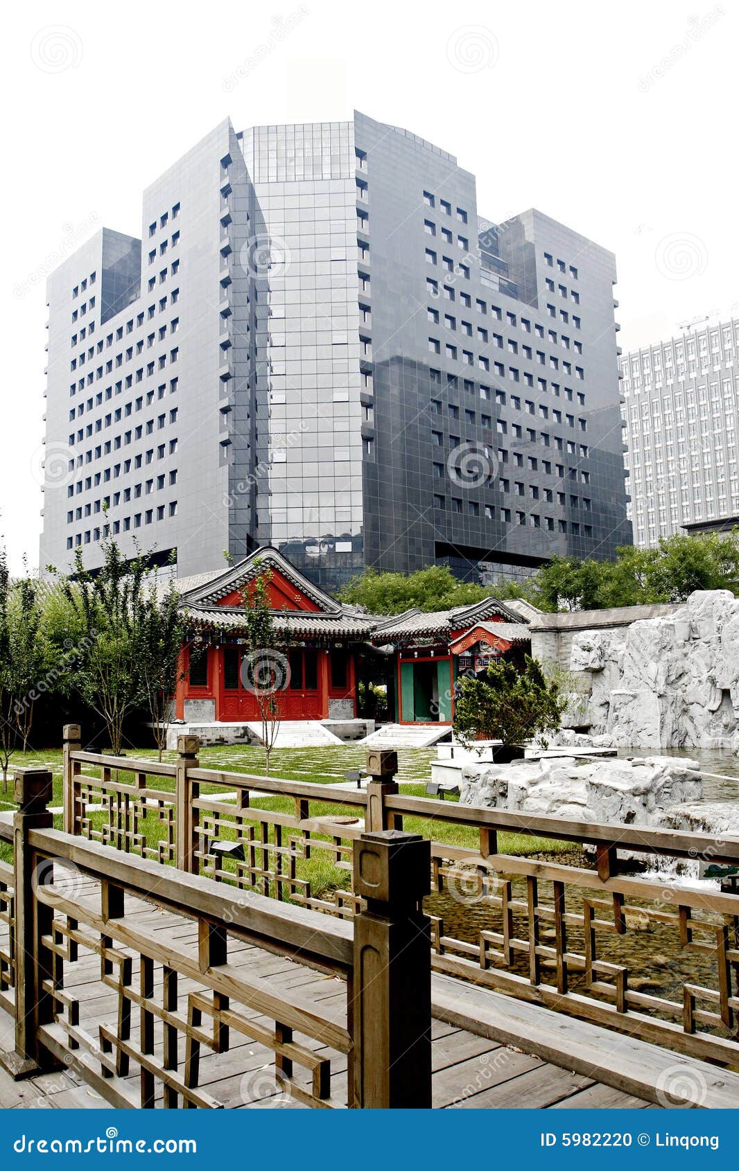 Beijing Financial Street. stock photo. Image of companieses - 5982220