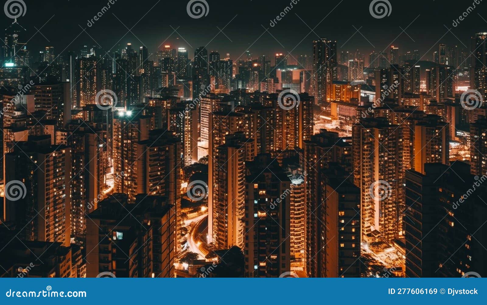 Beijing Futuristic Skyline Glows Blue at Dusk, a Modern Marvel ...