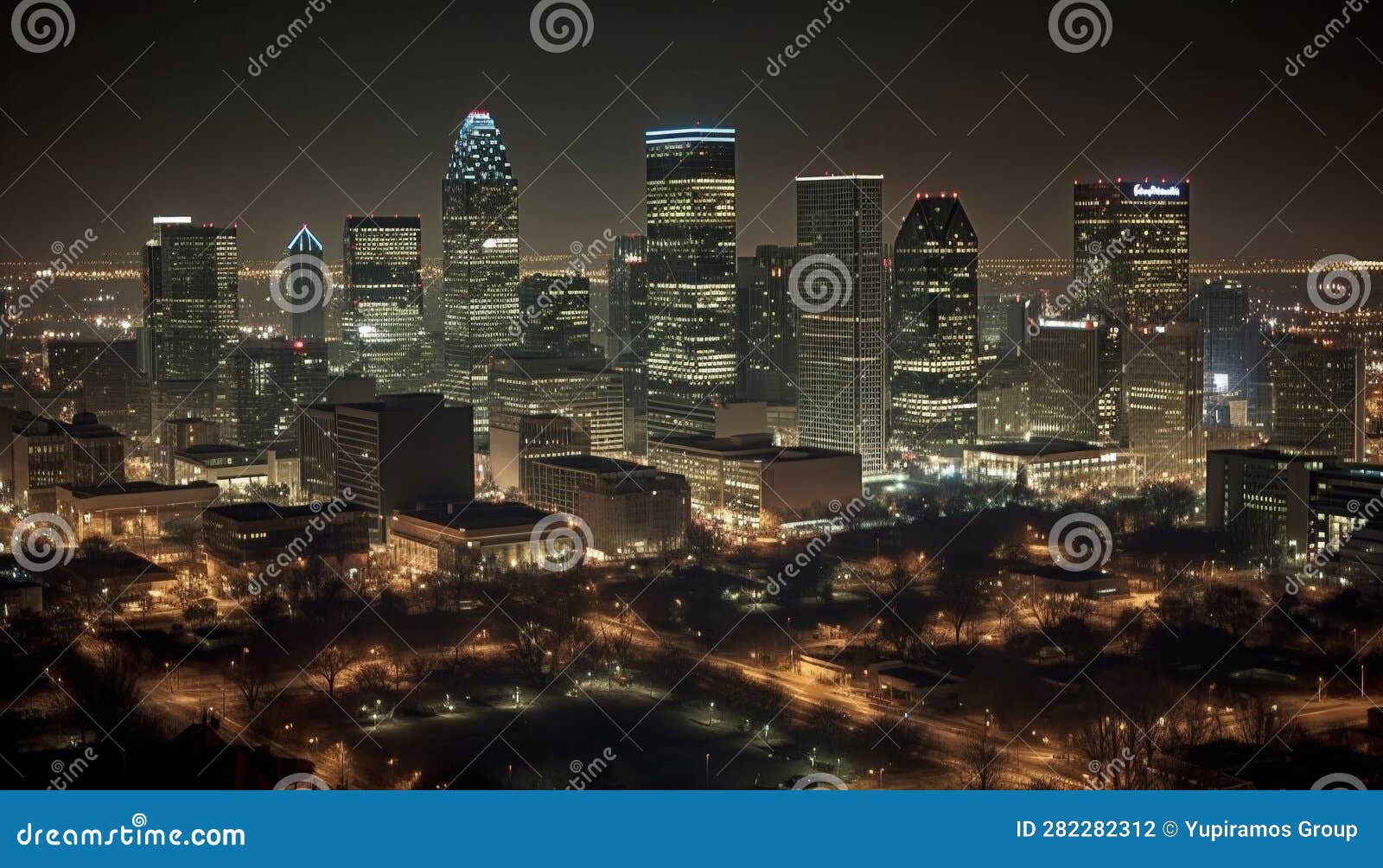 Beijing Futuristic Skyline Glows with Multi Colored Skyscrapers at ...