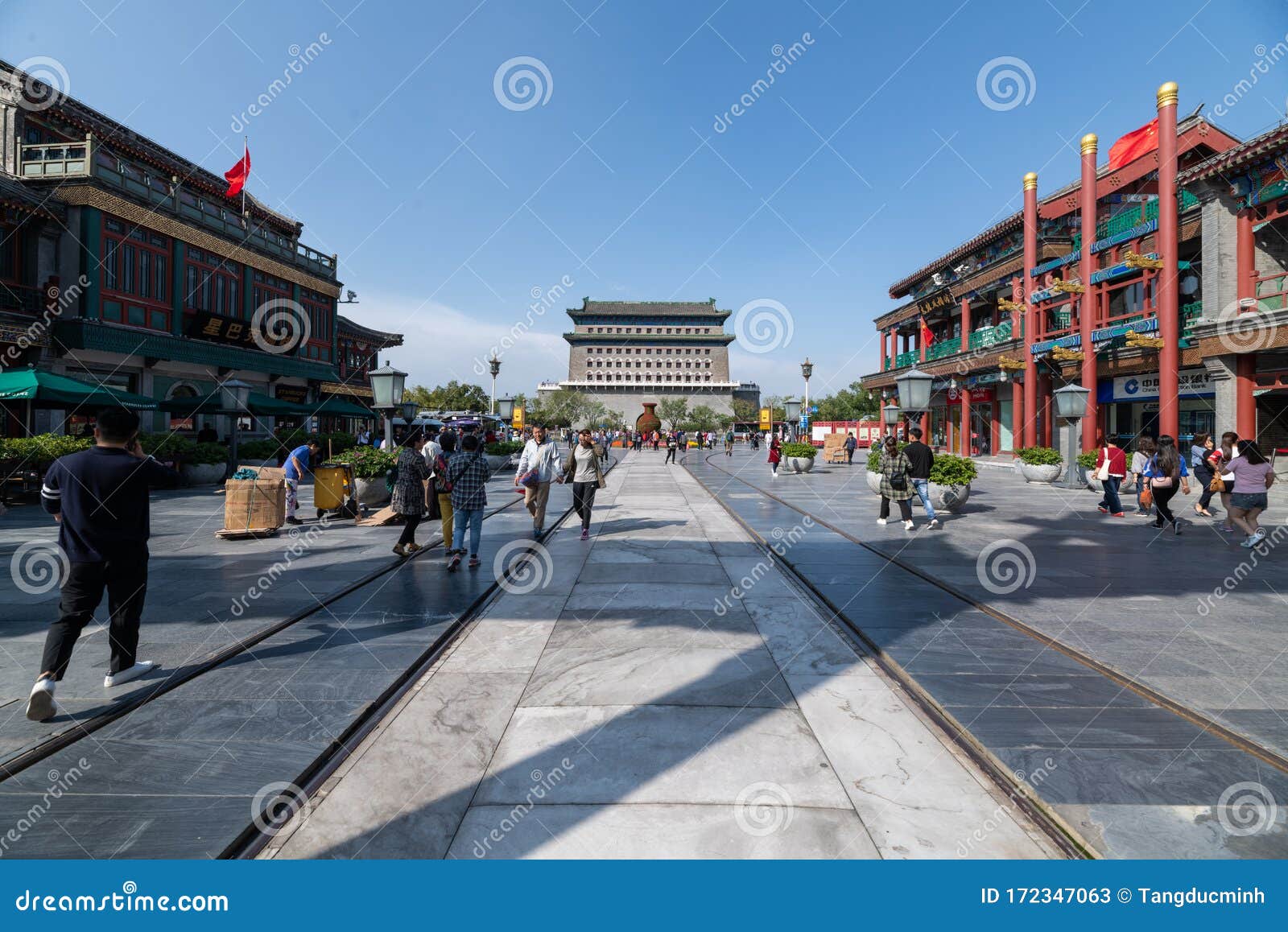 Beijing Gate in China editorial stock photo. Image of beautiful - 172347063
